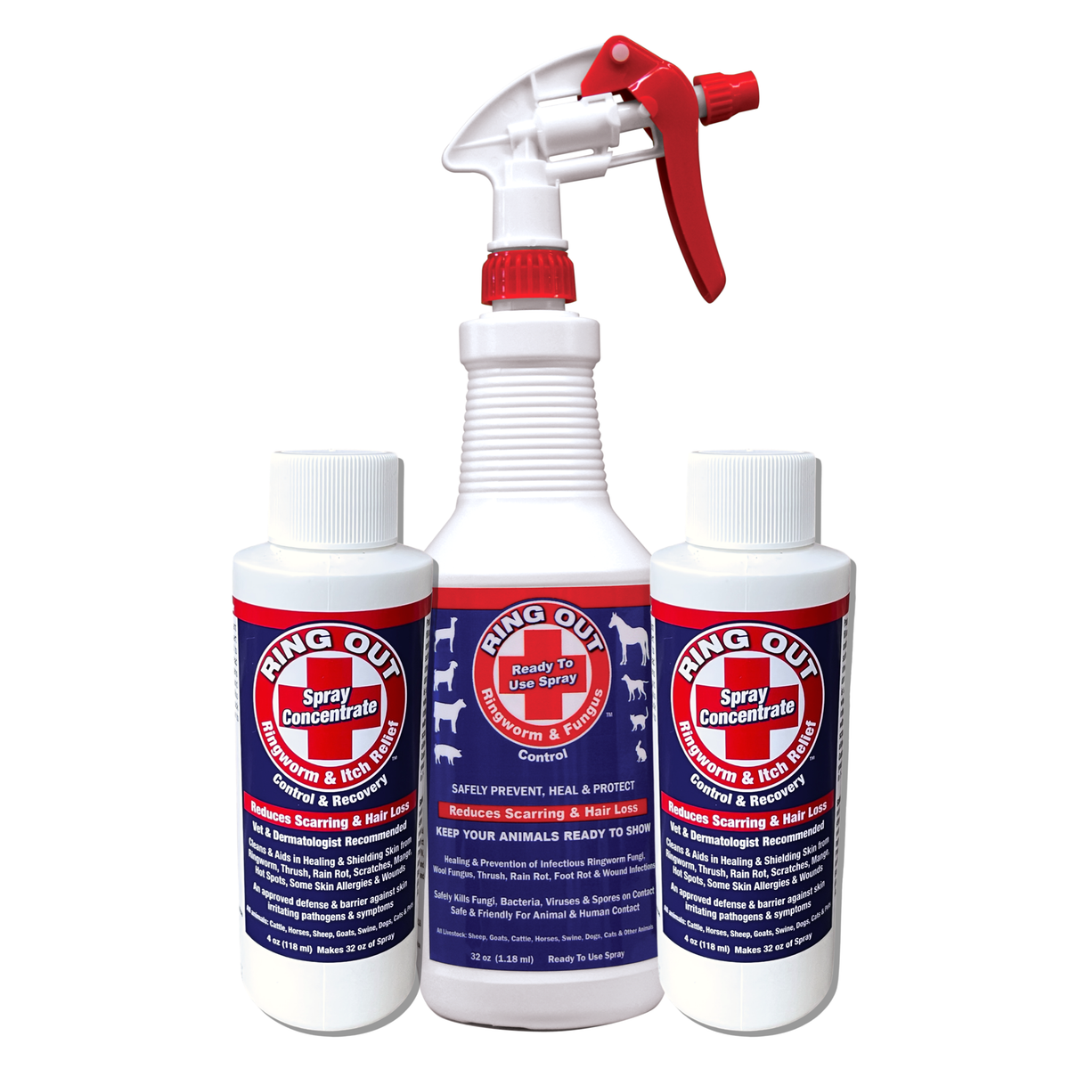 Ring Out - 2 bottles of Ring Out & 1 Sprayer - Prevent & Help Treat Ri ...